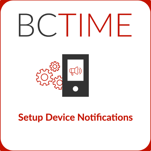 Setting up of device notifications | Welcome to Binary City