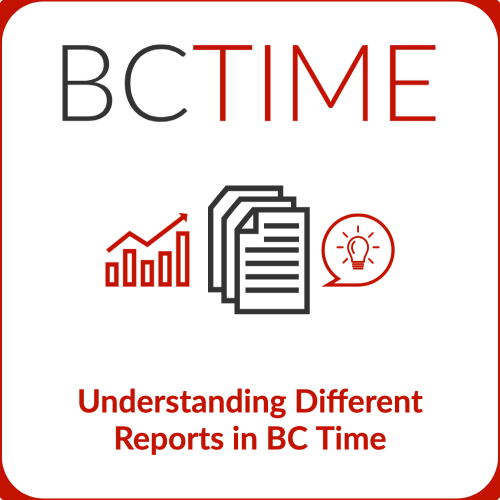 Understanding different reports in BC Time | Welcome to Binary City