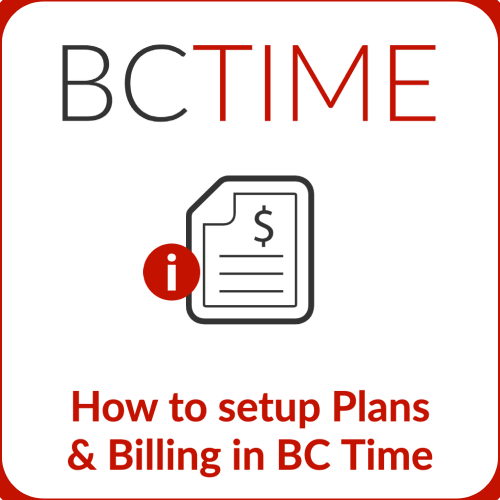 How to setup Plans and Billing in BC Time | Welcome to Binary City